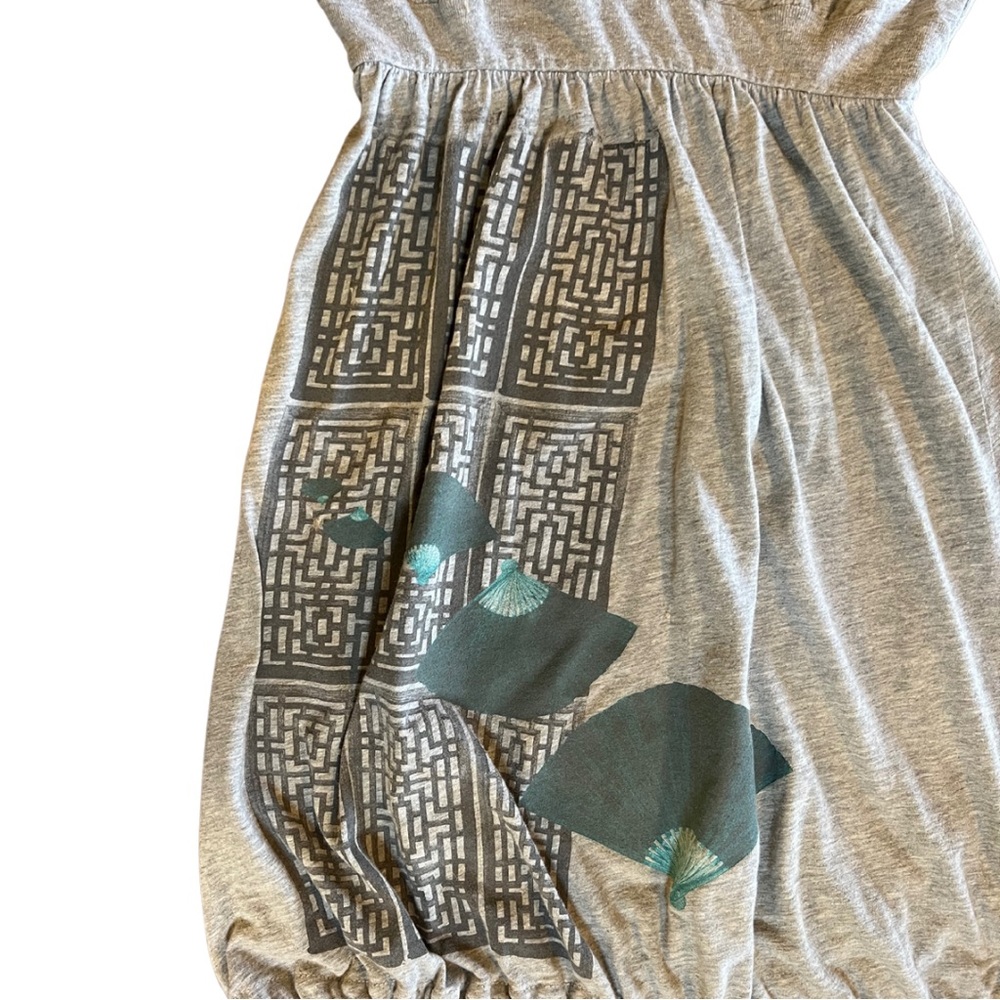 Heavy Rotation Gray, Spaghetti Strap, Babydoll Dress - Gem